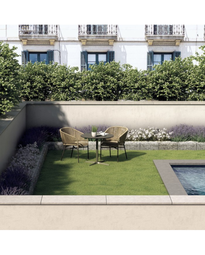 1 Meter Smooth finish "Wet-Cast" Sloping Wall Coping