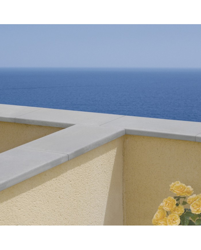 Smooth finish "Wet-Cast" Slab Wall Coping